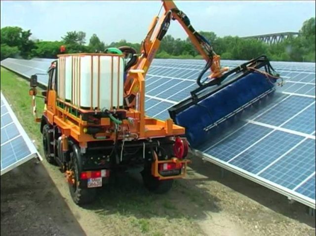 Solar Panel Maintenance – Mross Import Service – Unimog Canada